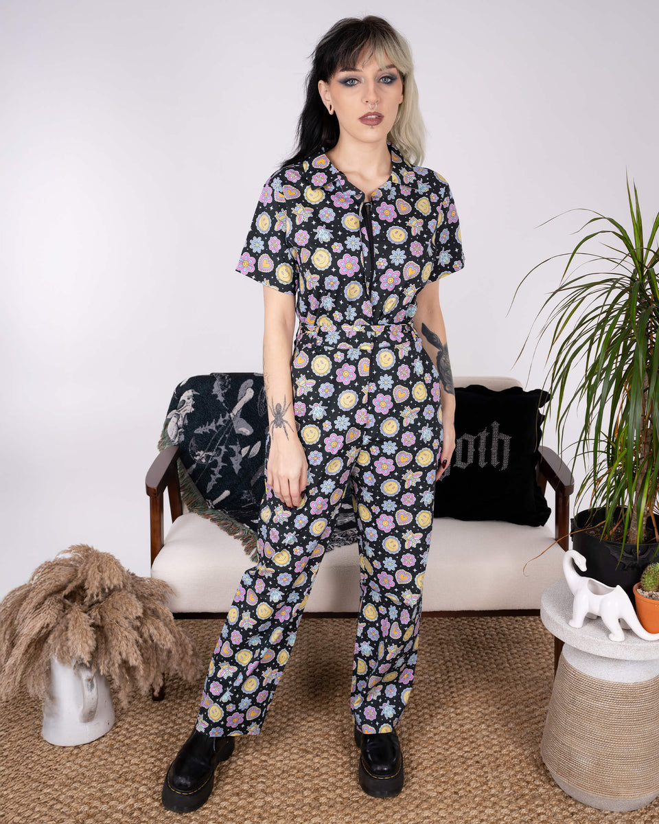 FAULTY Bee Happy Stretch Jumpsuit – Run and Fly