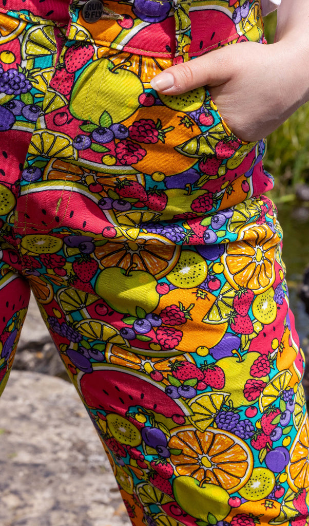 Tutti Frutti Straight Leg High Waisted Jeans – Run and Fly